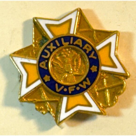 Accessories | Vintage Vfw Auxiliary Lapel Pin Small Miniature Size Read ...